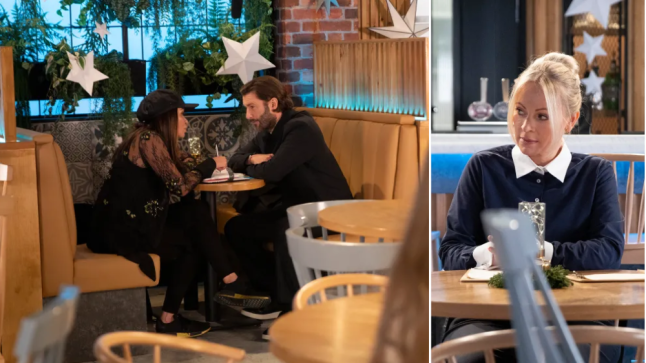Lisa Swain consumed by jealousy as Carla Connor dines a dashing client ...