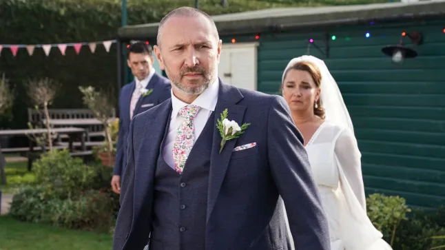 Violence explodes in EastEnders as Ross and Vicki’s wedding lies in ...